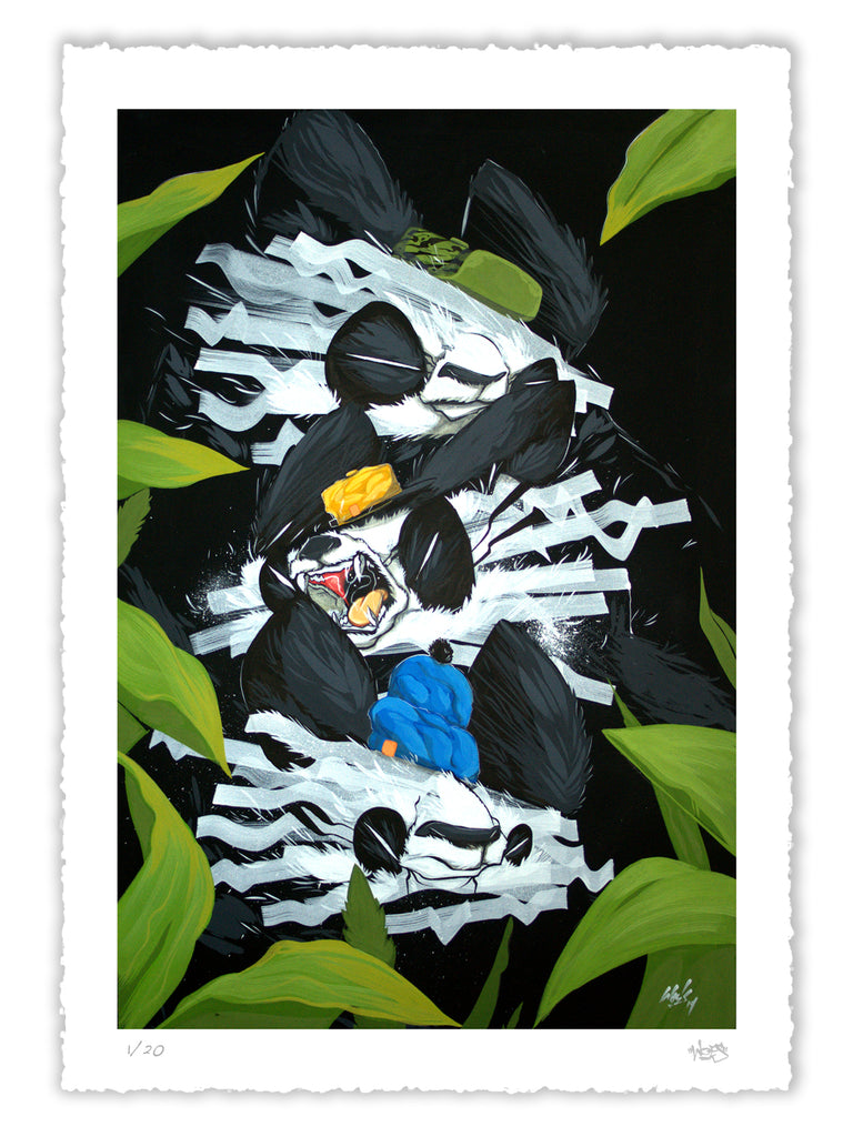 Aaron "Woes" Martin "Tropics" Hand Embellished Fine Art Print – Silent ...